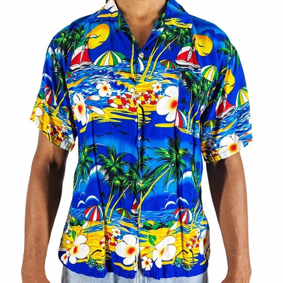 Up-One | Shirts | Vintage Hawaiian Vacation Beach Shirt | Poshmark
